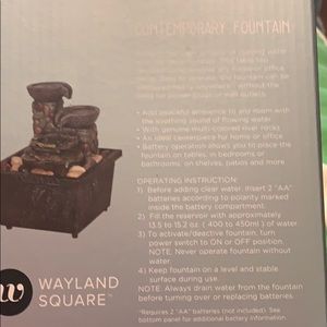 Wayland Square | Accents | New In Box Tabletop Fountain | Poshmark